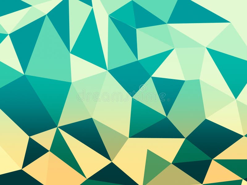 Polygon Mountain of Triangles Stock Illustration - Illustration of ...