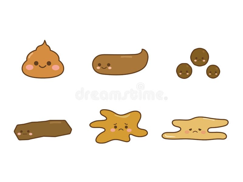 Poop set3 stock vector. Illustration of cold, poop, health - 149135090