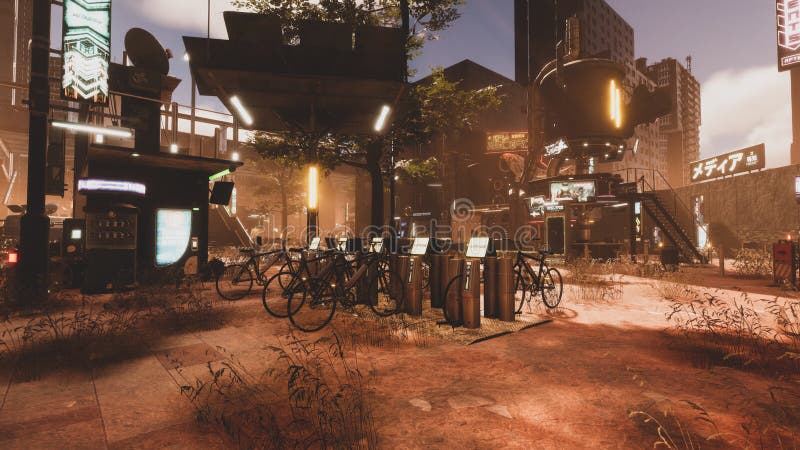 Illustration of a Poor Neighborhood in an Alternative Future Where ...