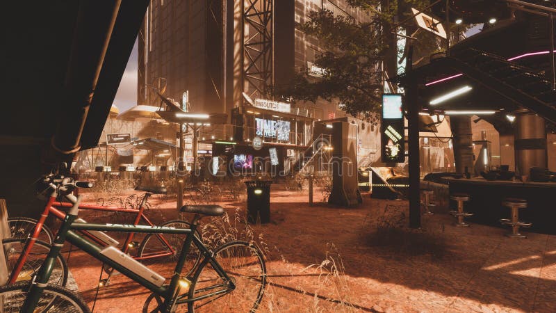 Illustration of a Poor Neighborhood in an Alternative Future Where ...