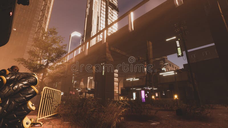 Illustration of a Poor Neighborhood in an Alternative Future Where ...