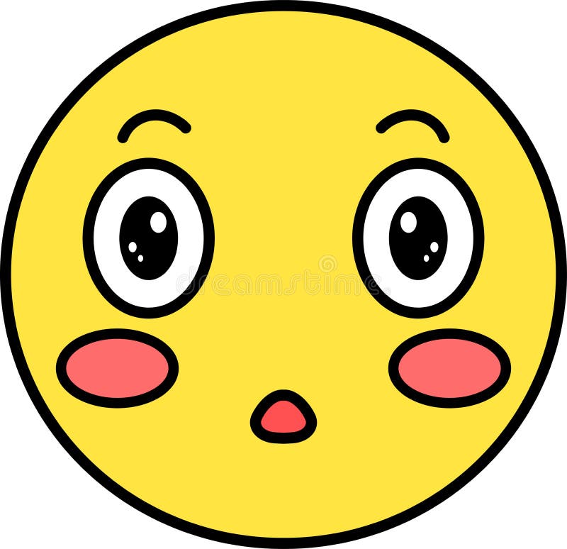 Pop Funny cute emoticon stock vector. Illustration of laughing - 198480733