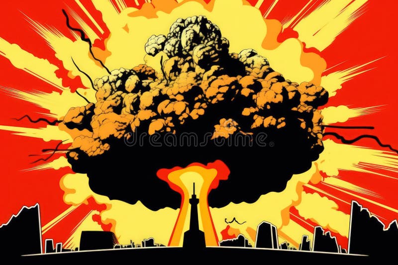 Nuclear Weapons - Generative AI Stock Illustration - Illustration of ...