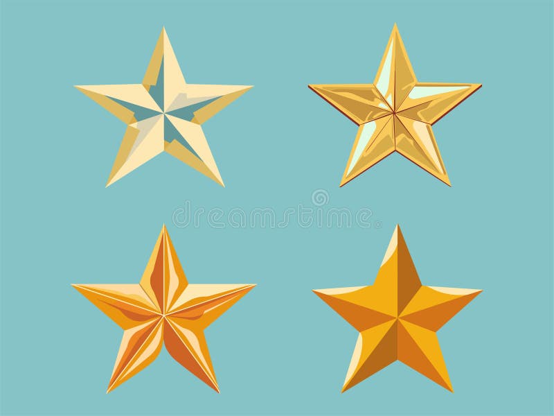 Star Badge Illustration stock vector. Illustration of aspiration ...