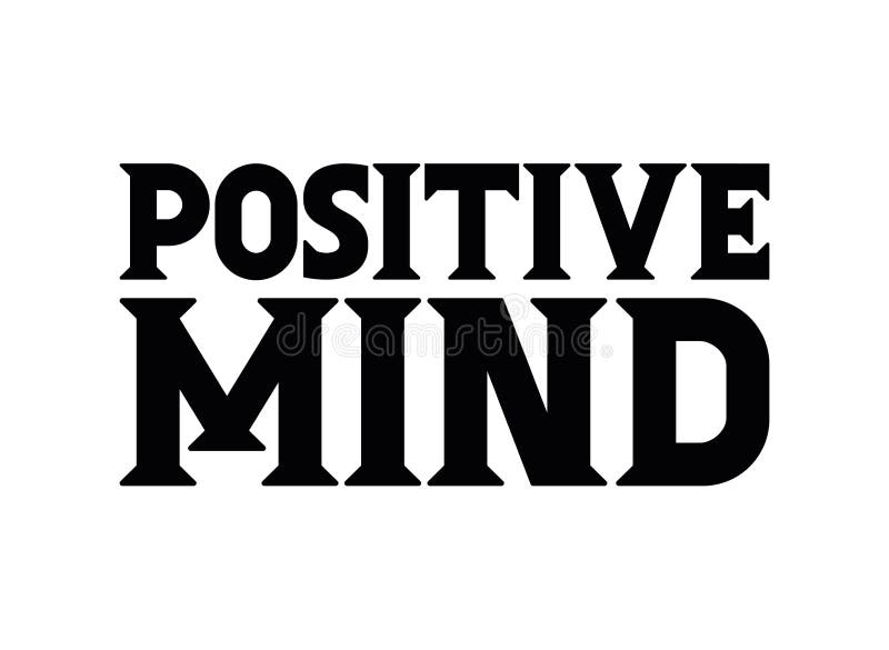 Illustration of Positive Mind Stock Vector - Illustration of ...