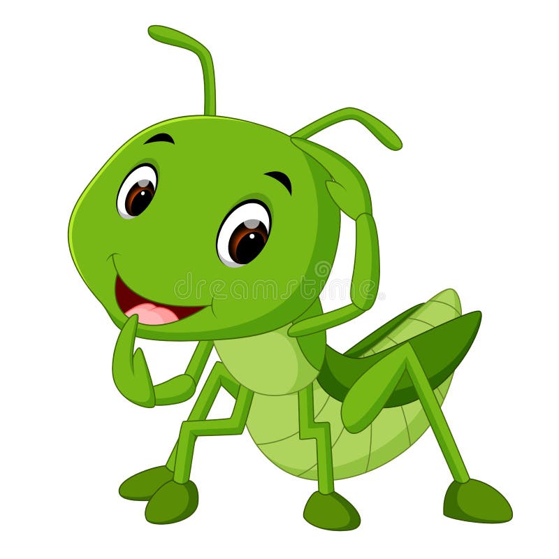 Praying mantis cartoon stock vector. Illustration of creature - 120757744