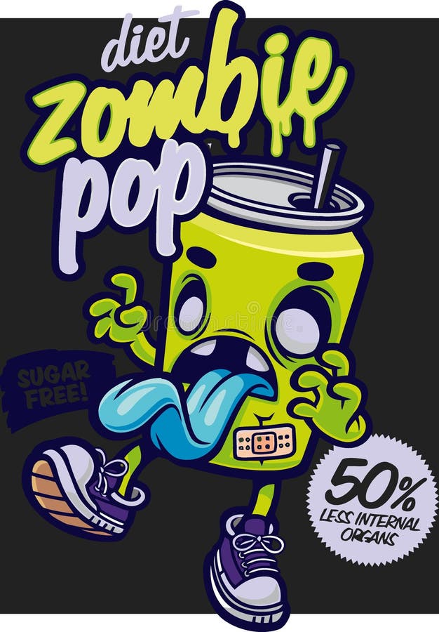 ZOMBIE POP LOGO Premium DOWNLOAD Stock Vector - Illustration of gothic ...