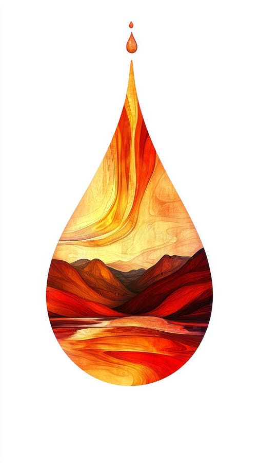 An Illustration is Presented of One Drop Falling from a Circular Form ...