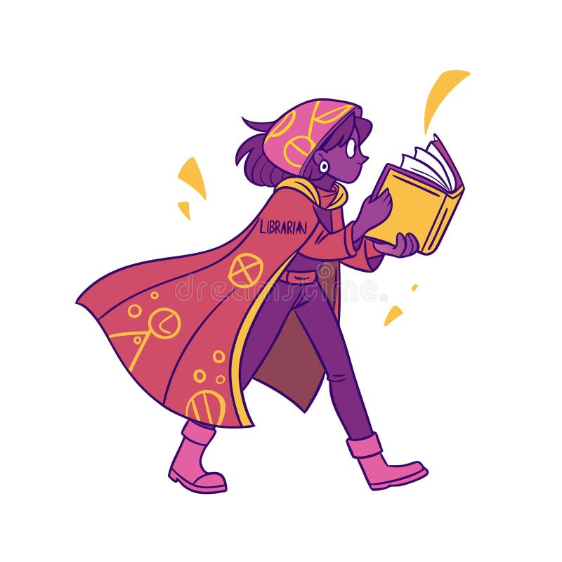 Develop a Fun Underworld Librarian Character Stock Vector ...