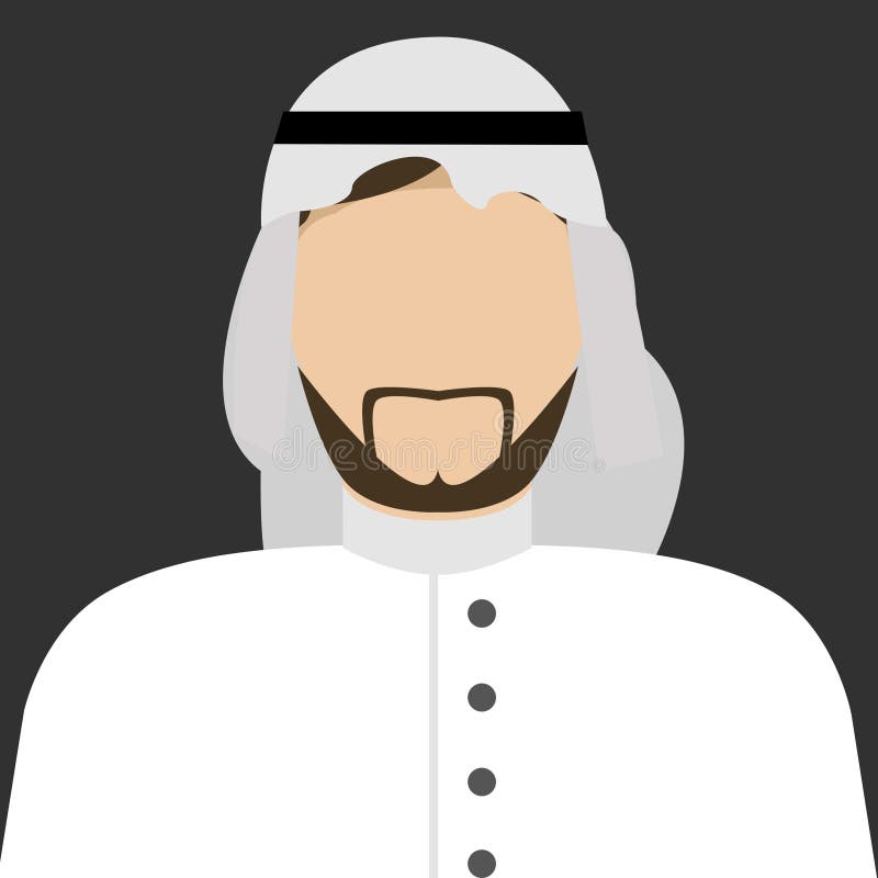 Illustration Profile Icon, Avatar Arabian Sultan Stock Illustration ...