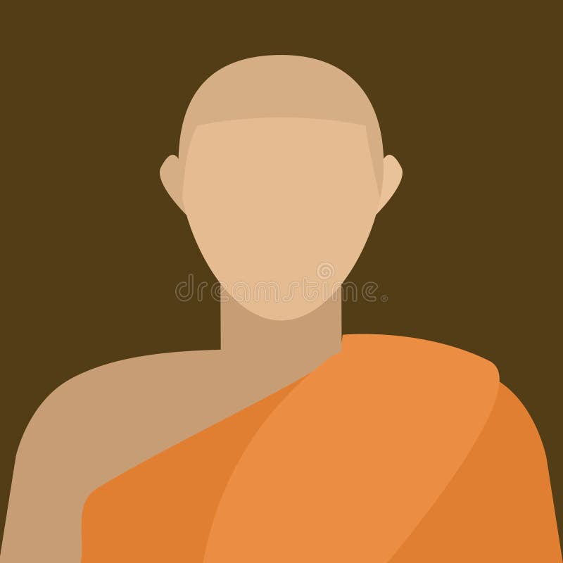 Illustration Profile Icon, Avatar Monk, Male Stock Illustration ...