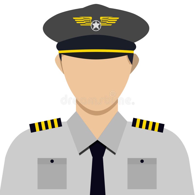 Illustration Profile Icon, Avatar Pilot, Male Stock Illustration ...