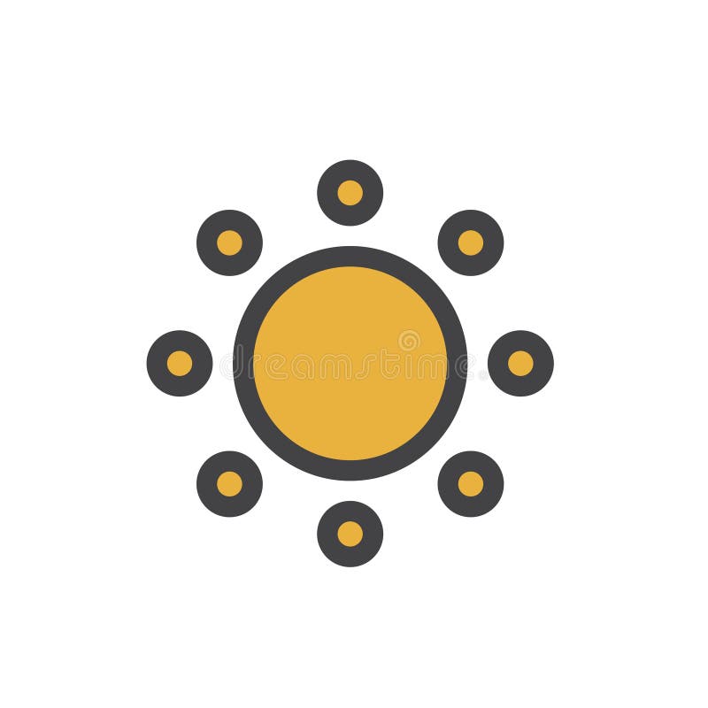 Illustration of Progressing Progress Icon Isolated on White Background ...