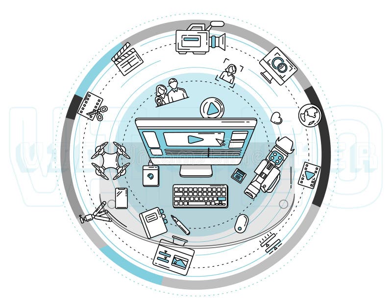 Promo Poster about the Profession of a Web Developer and His Work ...