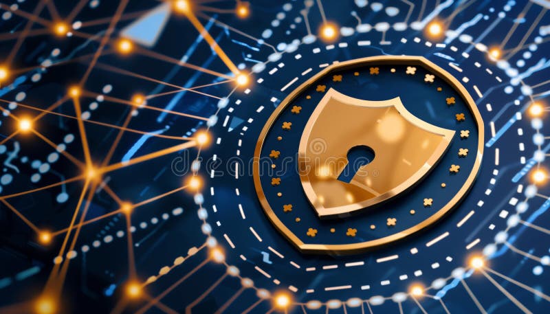 Illustration of Protection for Computer Data and Internet Privacy ...