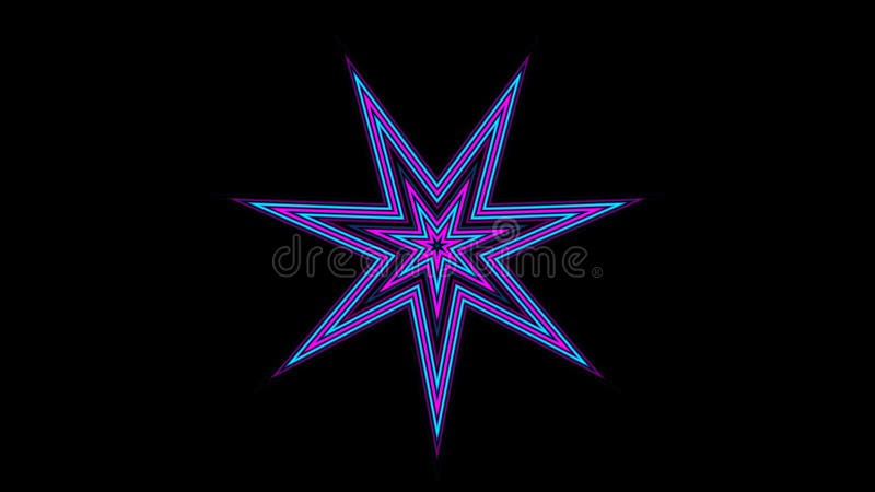Psychedelic star stock vector. Illustration of design - 26309855