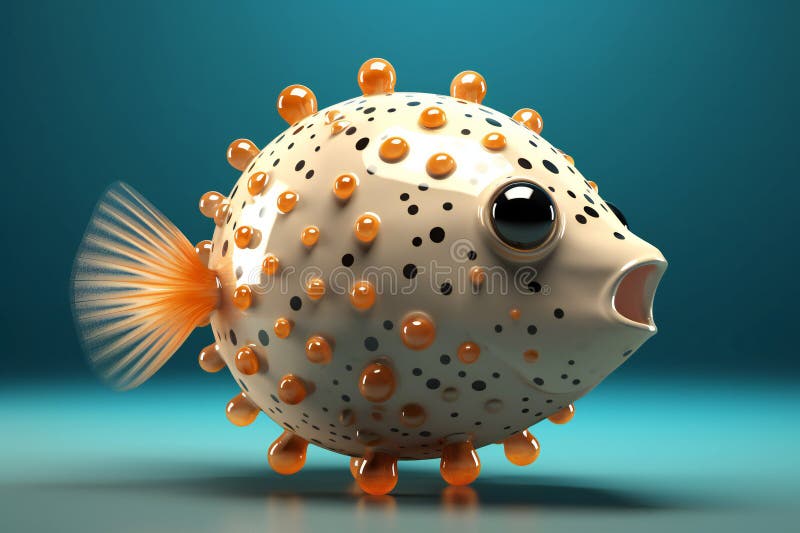 Puffer Fish, High Resolution Stock Illustration - Illustration of ...