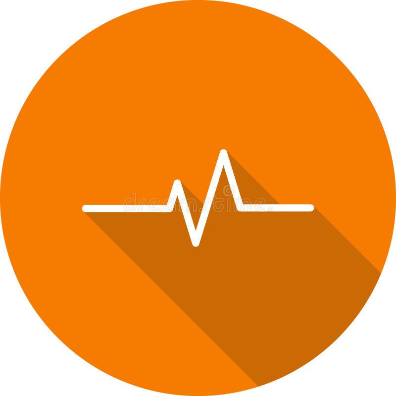 Illustration Pulse Rate Icon for Personal and Commercial Use. Stock ...