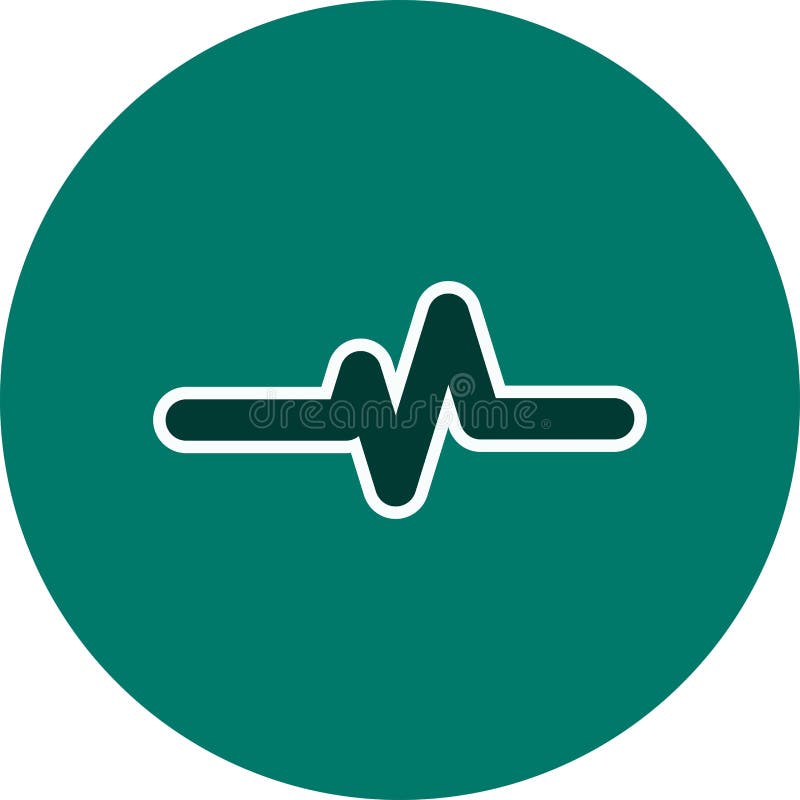 Illustration Pulse Rate Icon for Personal and Commercial Use. Stock ...