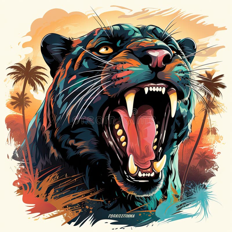 Puma Roaring Stock Illustrations – 640 Puma Roaring Stock Illustrations ...