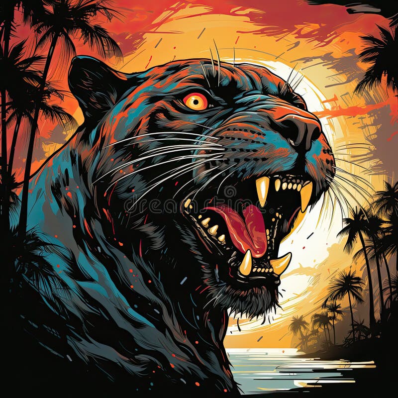 Puma Roaring Stock Illustrations – 640 Puma Roaring Stock Illustrations ...