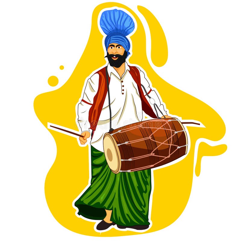 Dhol Stock Illustrations – 1,679 Dhol Stock Illustrations, Vectors ...