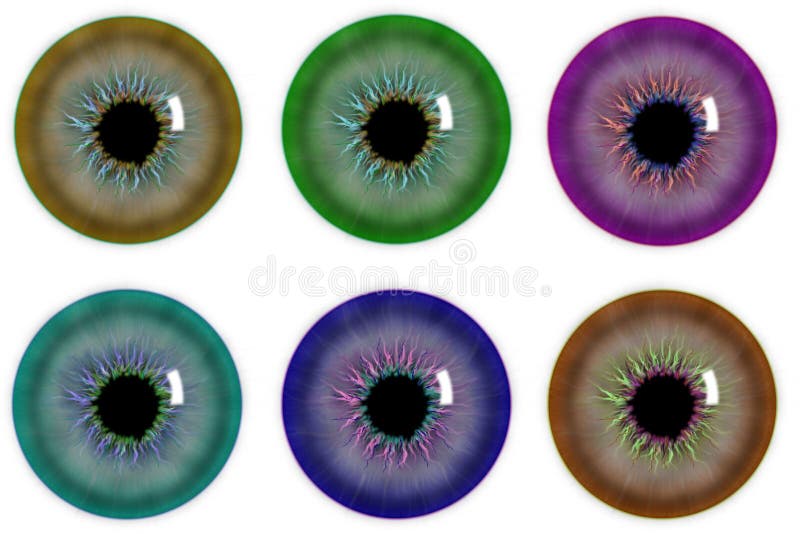 Illustration of the Pupil of Eye Stock Illustration - Illustration of ...