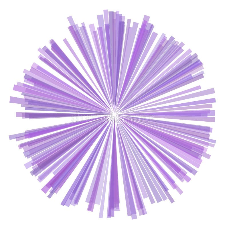 Purple Sunburst Circle Illustration. Stock Image - Illustration of ...