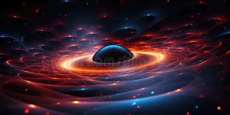 Illustration of a Quantum Black Hole this Shows the Mysterious Nature ...