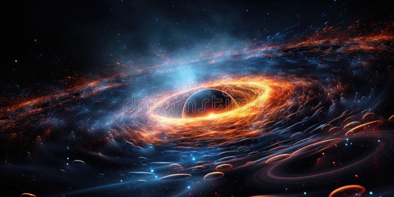 Illustration of a Quantum Black Hole this Shows the Mysterious Nature ...