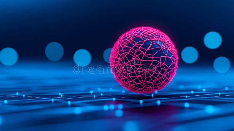 An Illustration of a Quantum Computer with a Qubit and Field Force on a ...