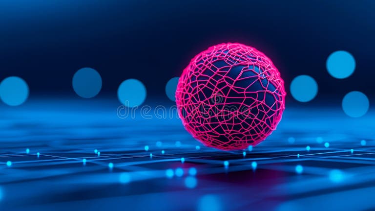 An Illustration of a Quantum Computer with a Qubit and Field Force on a ...