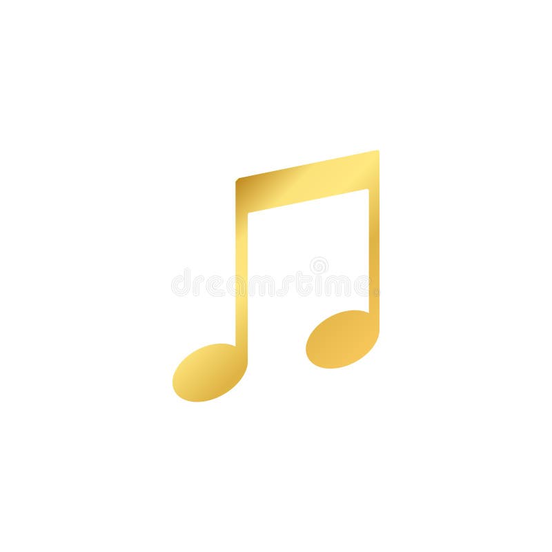 Illustration of a Quaver Musical Note Stock Illustration - Illustration ...