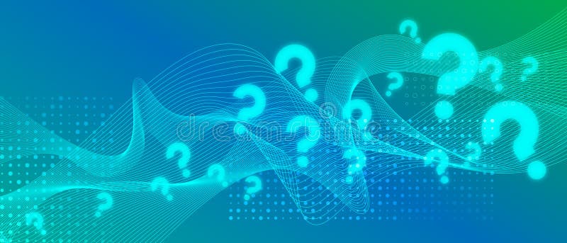 Illustration Question Mark, Technology Abstract Background Stock ...