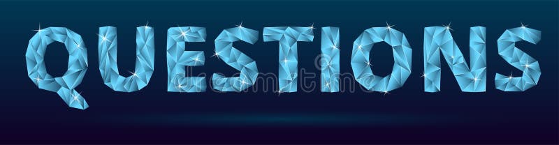 Questions Banner Blue stock illustration. Illustration of presentation ...