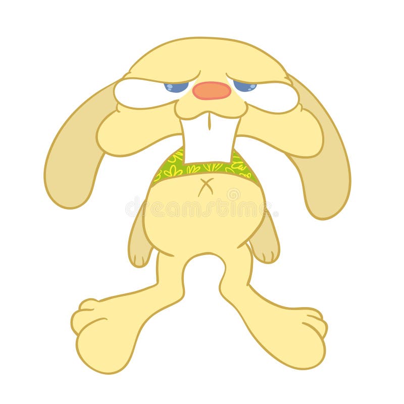 Illustration of Rabbit Cartoon Stock Vector - Illustration of mammal ...