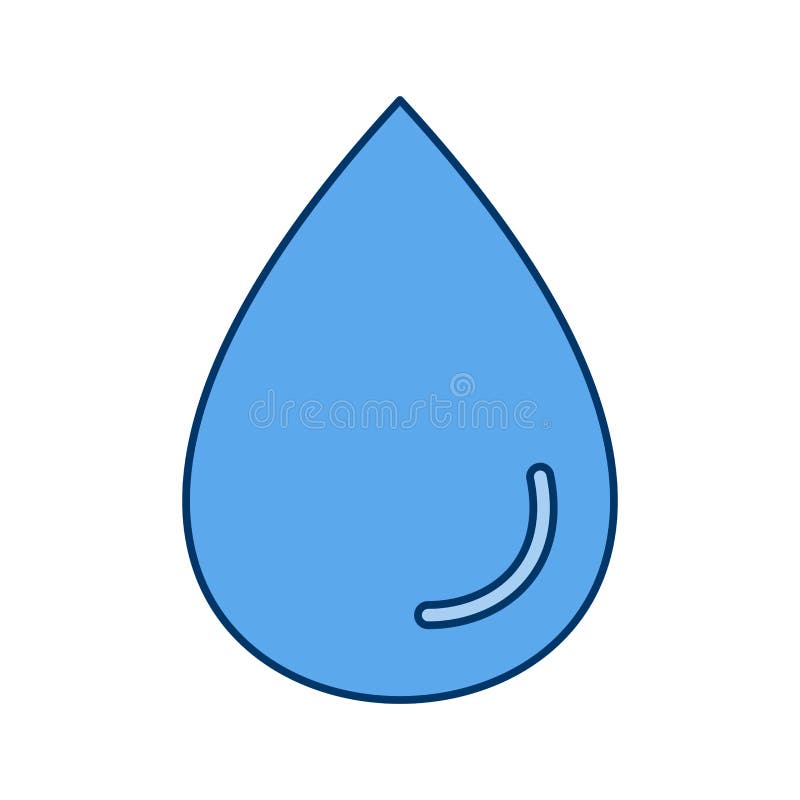 Illustration Rain Drop Icon for Personal and Commercial Use. Stock ...