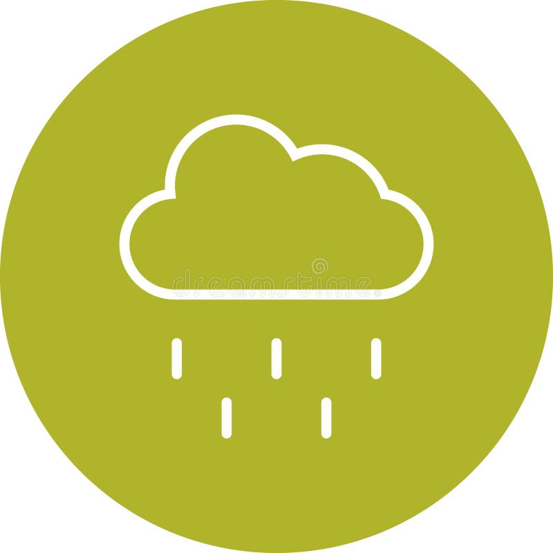 Illustration Rain Icon for Personal and Commercial Use. Stock ...