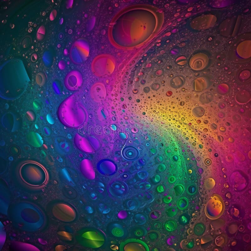 Rainbow Background Iridescent Fluid Texture, Abstract, Colors Stock ...
