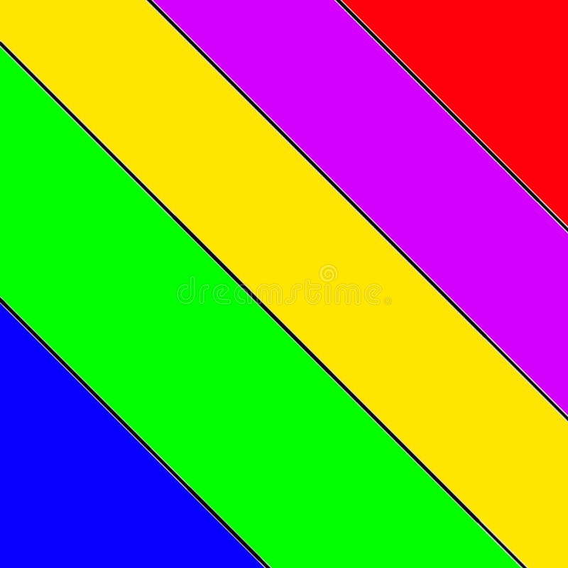 This is an Illustration of a Rainbow Color Line Stock Illustration ...