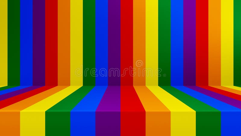 Rainbow Colors Banner Background Stock Illustration - Illustration of ...