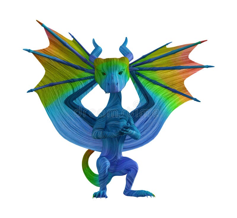 Dragon Front Standing View Stock Illustrations – 72 Dragon Front ...