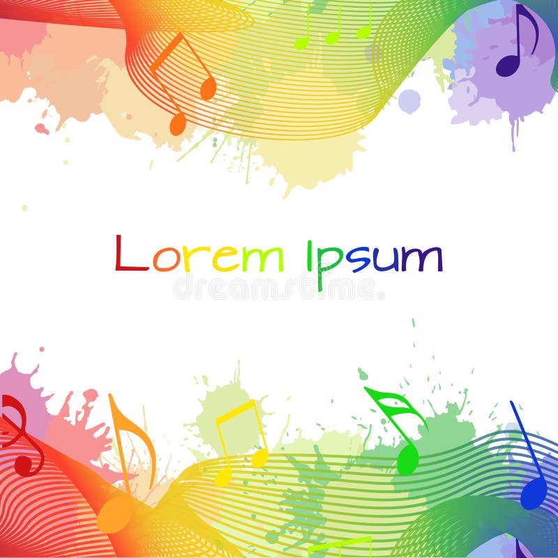 Illustration of Rainbow, Clouds, Raindrops and Sun for Toddlers Stock ...