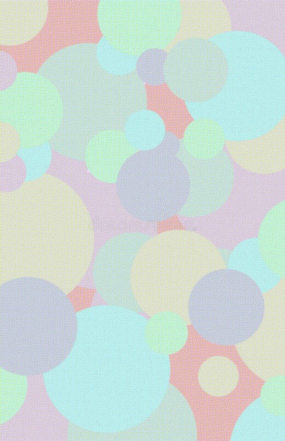 Illustration of Random Circular Shapes of Various Colors Stock ...