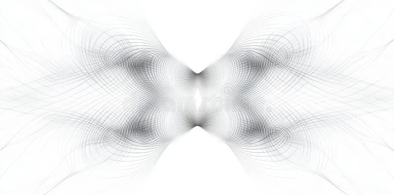 An Illustration of a Random Radial Shape Featuring an Abstract ...