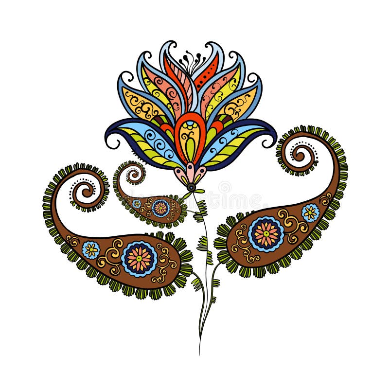 Different Paisley Stock Illustrations – 471 Different Paisley Stock ...