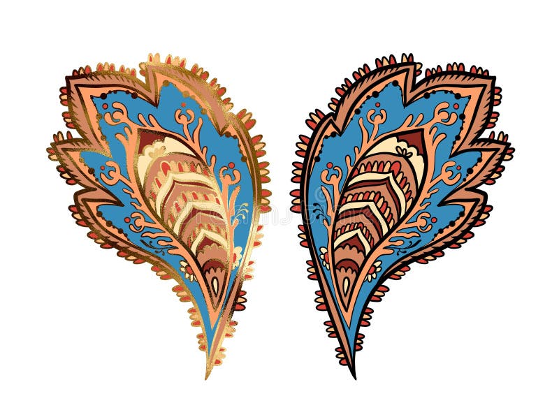 Different Paisley Stock Illustrations – 471 Different Paisley Stock ...