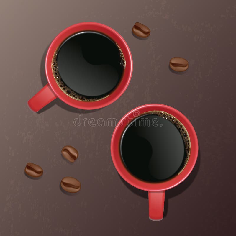 Realistic Coffee Cup Spill Stock Illustrations – 378 Realistic Coffee ...