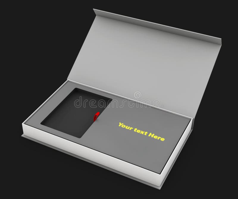 Illustration of Realistic Empty Box with Section for Your Product ...