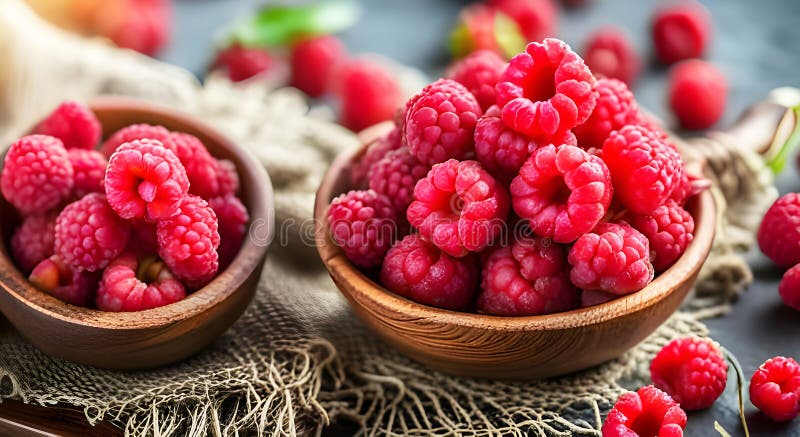 Illustration of Realistic Ripe Raspberries Stock Illustration ...